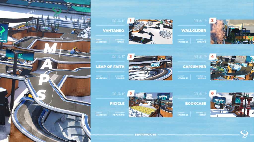 A global look to the new maps of the Trackmania Grand League ...