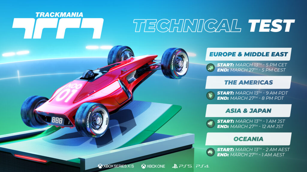 Trackmania Console Technical Test registrations are open! – Trackmania ...